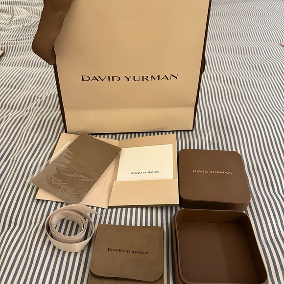 David Yurman | Other | David Yurman Luxury Set With Brown And Cream ...